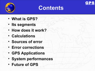 Gps | PPT | Auto Navigation Systems | Auto Technology