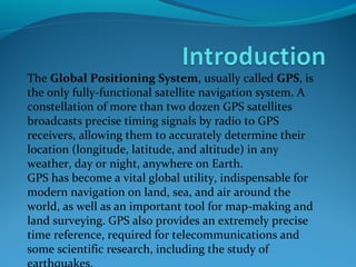 Gps | PPT