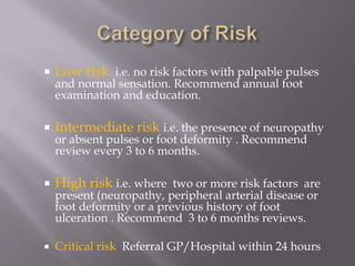 Diabetic Foot Assessment | PPTX