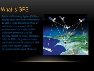 The Global Positioning System (GPS) | PPT