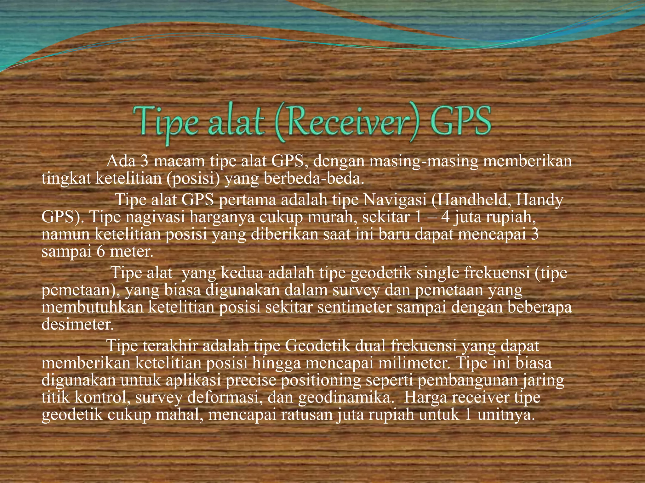 Gps (global Positioning System) | PPTX