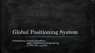 Global Positioning System | PPTX