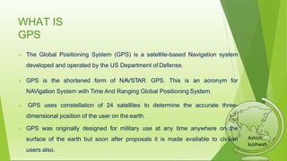 Global positioning system (Gps) | PPTX