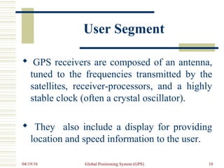 Global Positioning System | PPT