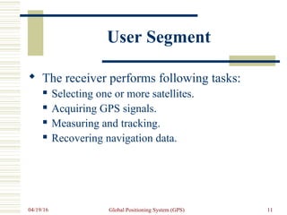 Global Positioning System | PPT | Computer Networking | Computing