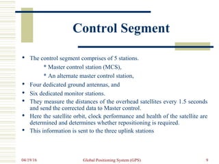 Global Positioning System | PPT | Computer Networking | Computing