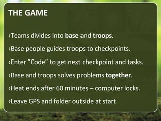 GPS Challenge Presentation | PPT