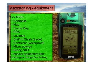 How does GPS work, what is geocaching? | PPT