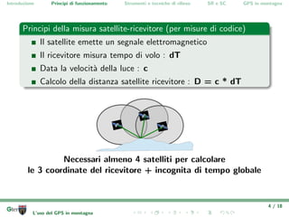 GPS in montagna | PPT