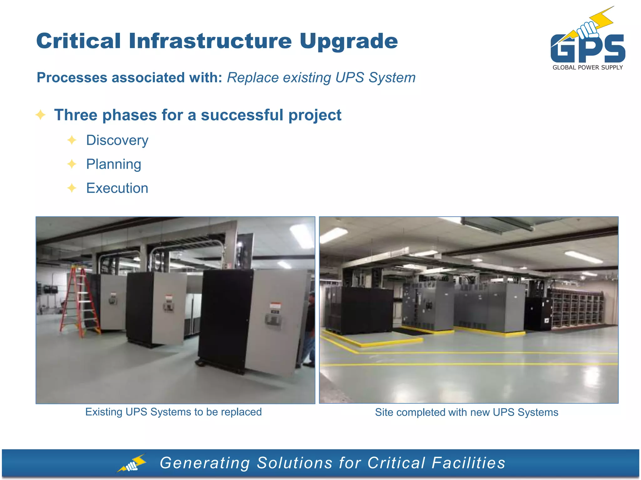 Data Center UPS System Upgrade | PPTX