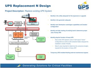 Data Center UPS System Upgrade | PPTX