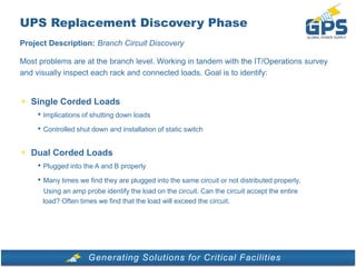 Data Center UPS System Upgrade | PPTX