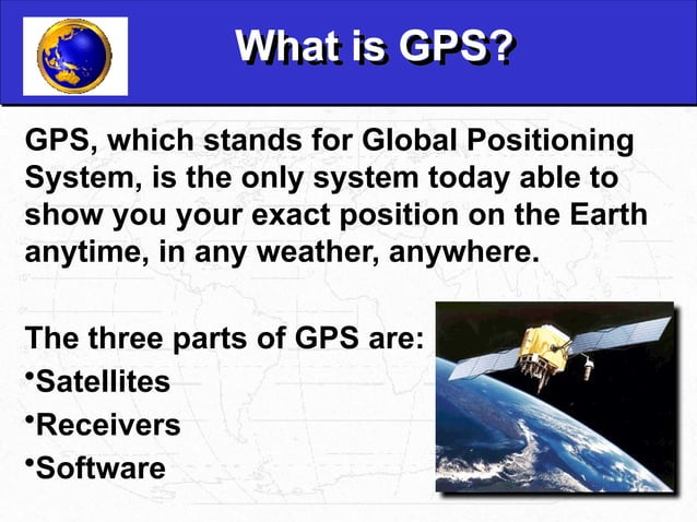 Global positioning systems presentation m | PPT