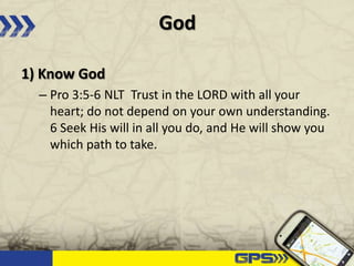 Gods Positioning System Part 1 | PPTX