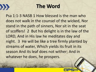 Gods Positioning System Part 1 | PPTX