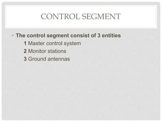 Gps principle and working | PPTX