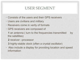 Gps principle and working | PPTX