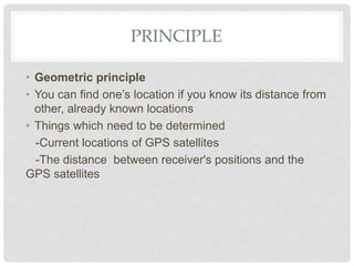 Gps principle and working | PPTX
