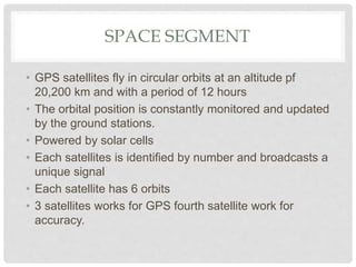 Gps principle and working | PPTX