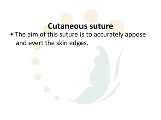 Gps suture-workshop | PPTX