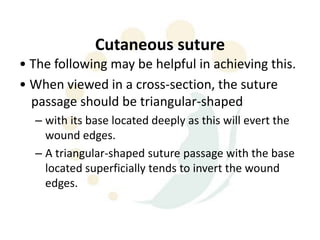 Gps suture-workshop | PPTX