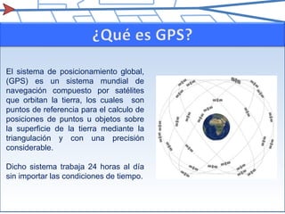 Sistema de Posicionamiento Global GPS | PPSX
