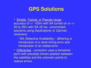 The global positioning system rebecca smyth | PPT