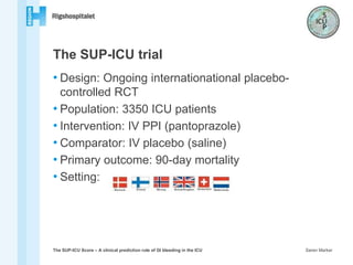 The SUP-ICU score | PPTX