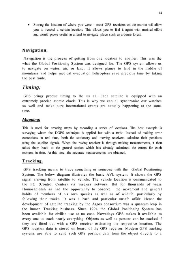 Gps and its application | DOCX