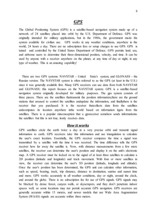 Gps and its application | DOCX