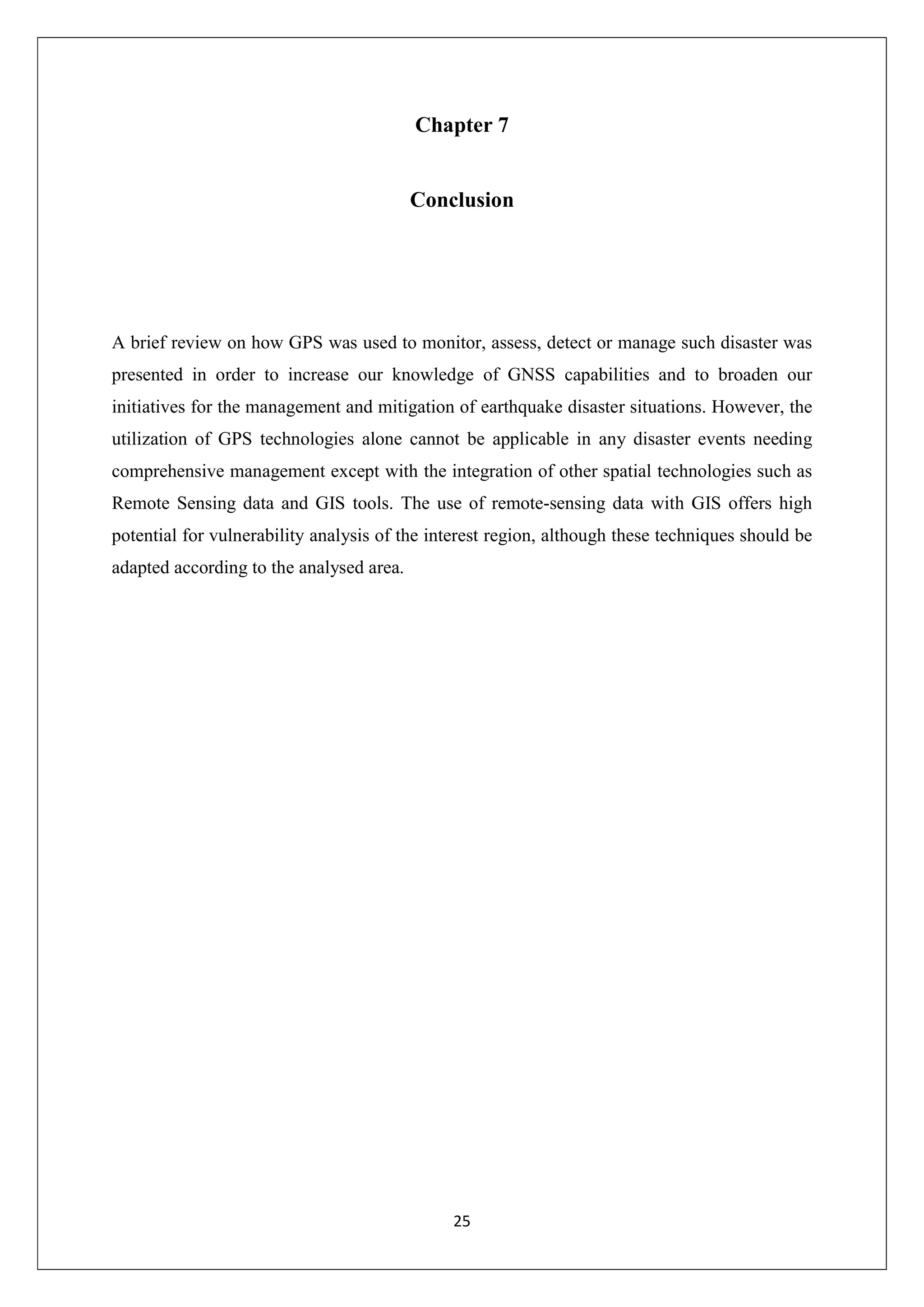 Gps and its use in vehicle movement study in earthquake disaster ...