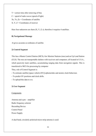 Gps and its use in vehicle movement study in earthquake disaster ...