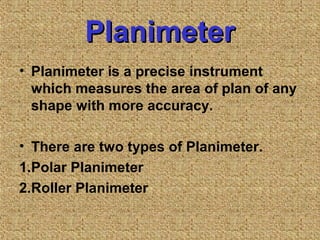 Gps and planimeter | PPT