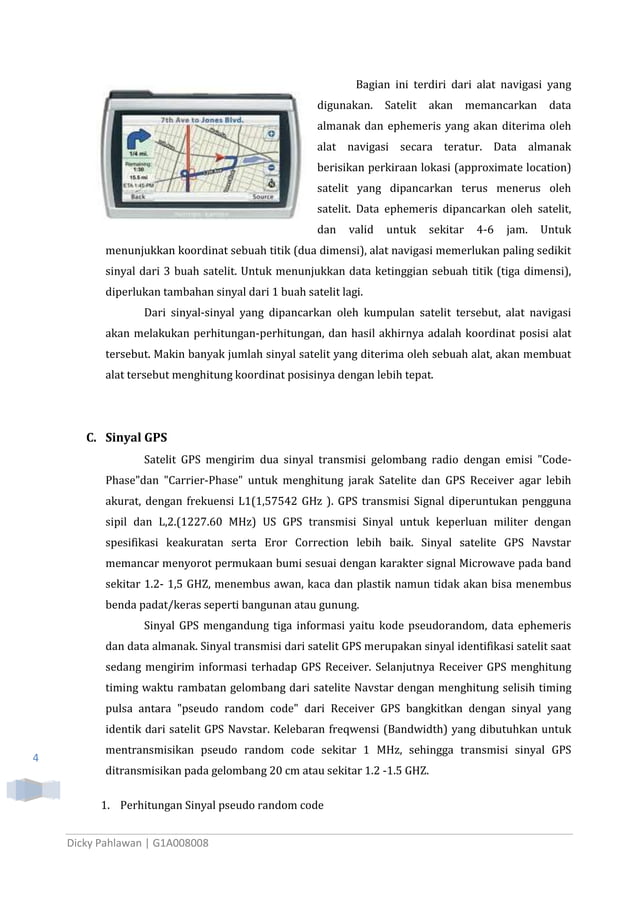 Gps dan cara kerjanya | PDF