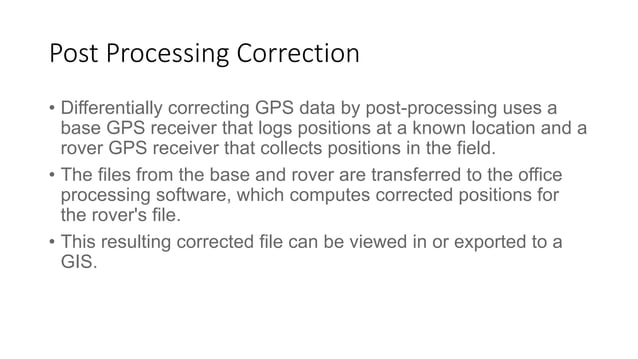 GPS ERRORS | PPTX | Auto Navigation Systems | Auto Technology