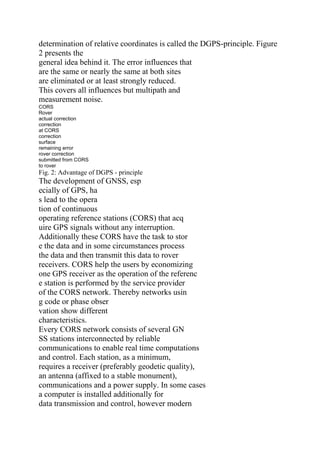 Gps geodetic cors | PDF