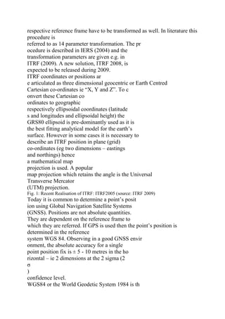 Gps geodetic cors | PDF