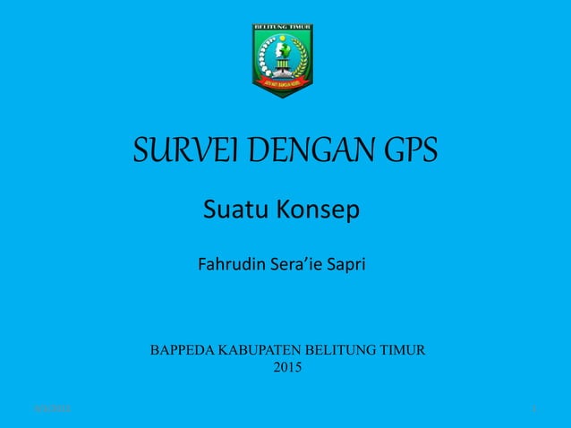 survei dengan gps | PPTX