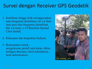 survei dengan gps | PPTX