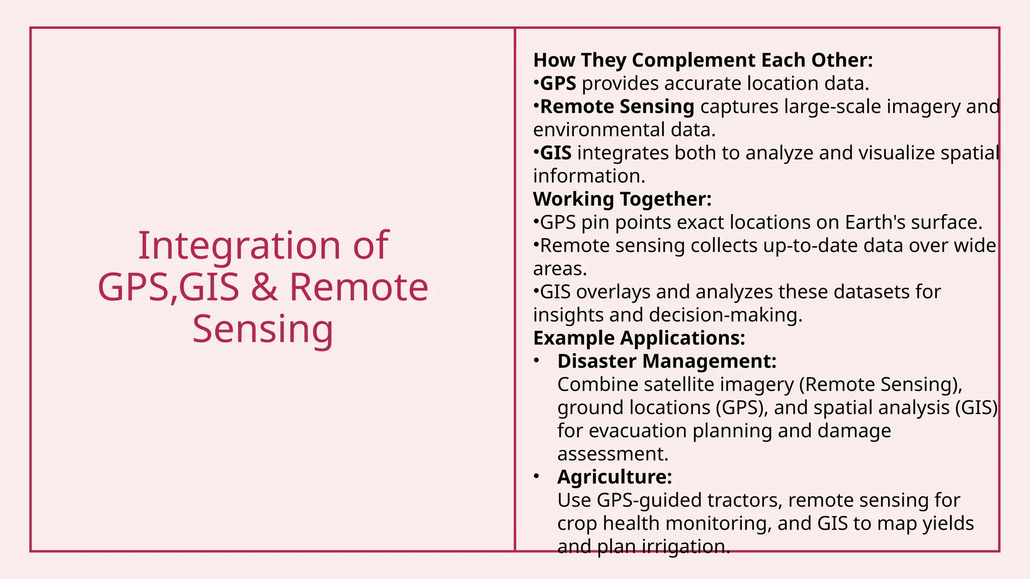 GPS,GIS & REMOTE SENSING(NATURAL DISASTER MITIGATION AND MANAGEMENT).pptx