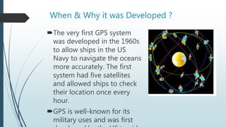 Gps (global positioning system) | PPTX