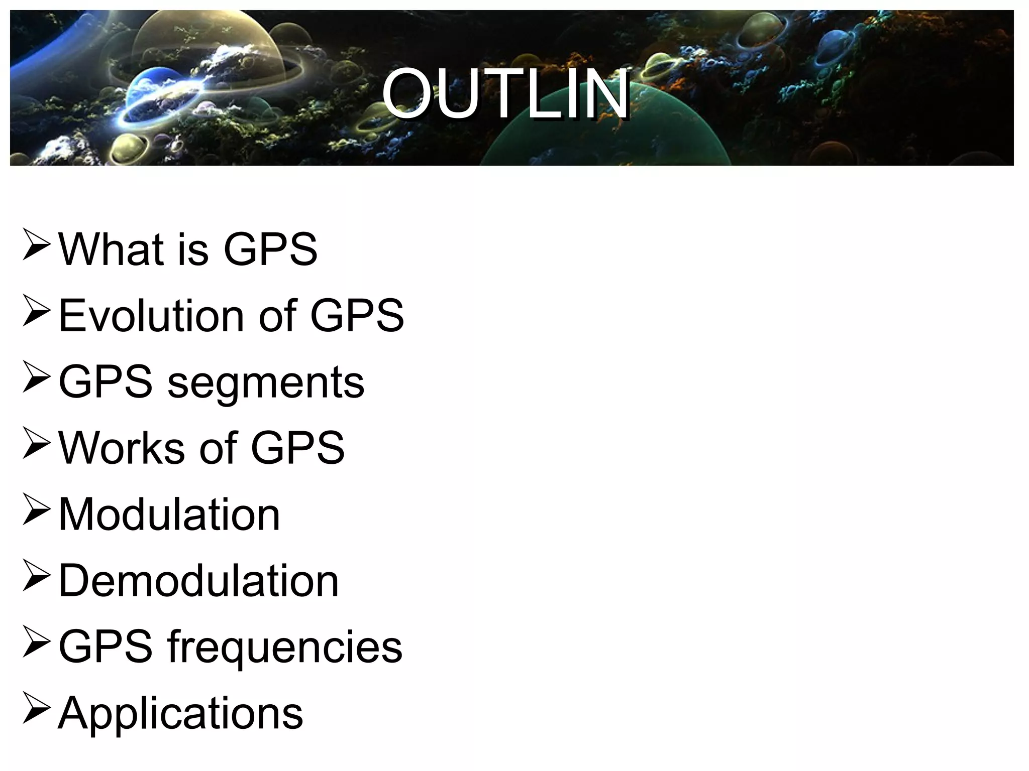 GPS (global positioning system ) | PPT