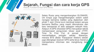 Ihtisar GPS (Global Positioning System) | PPTX