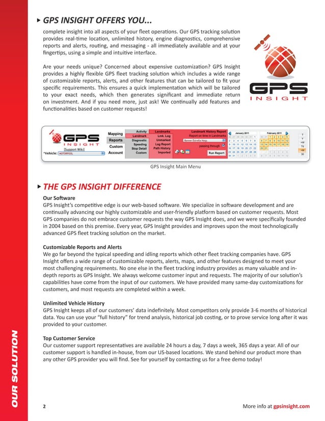 GPS Fleet Tracking Brochure | PDF | Auto Navigation Systems | Auto ...