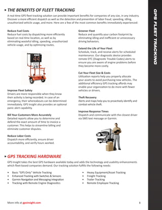 GPS Fleet Tracking Brochure | PDF