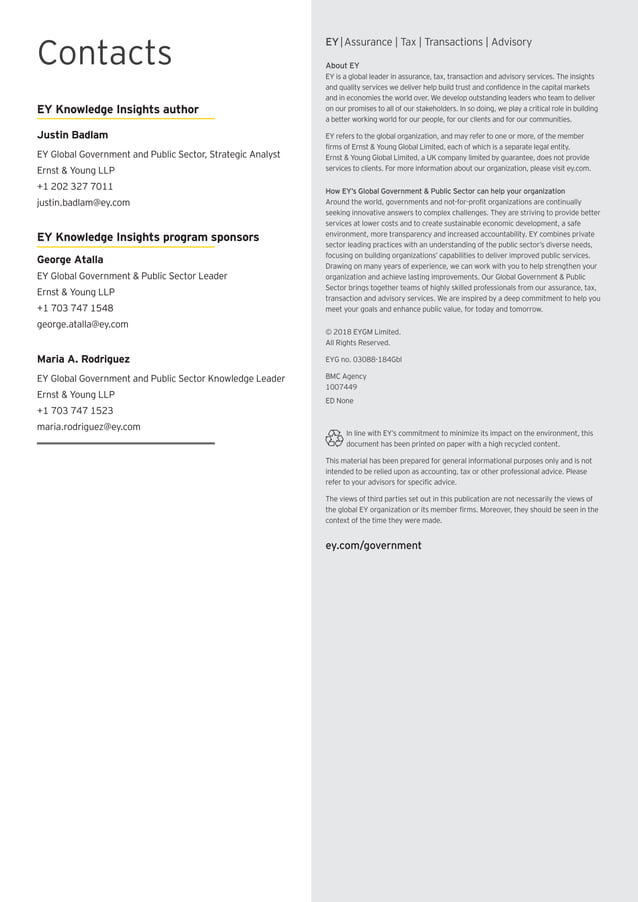 EY Insights -- Legacy to leading: transforming public sector ...