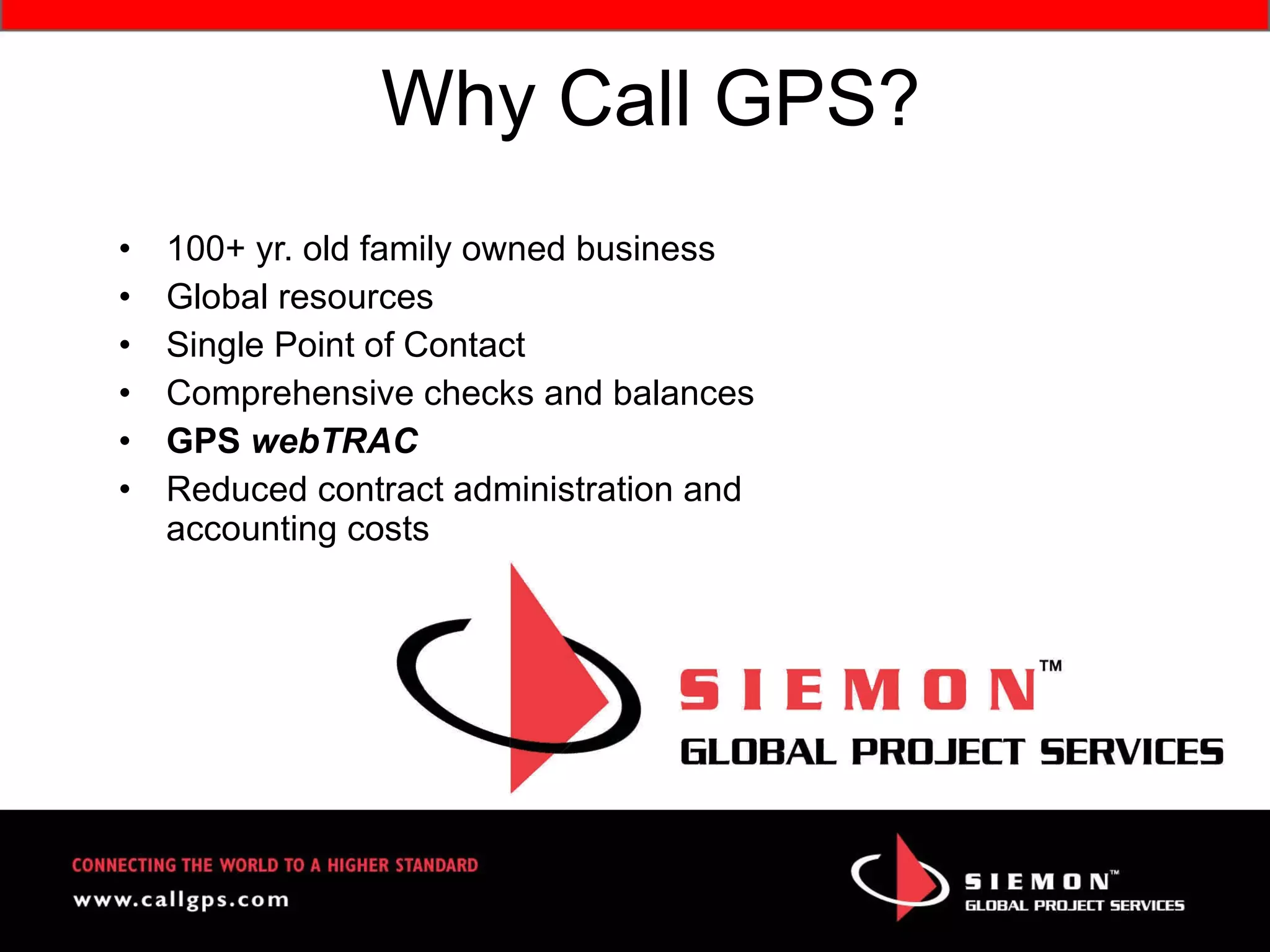 Introduction to SIemon GPS | PPT
