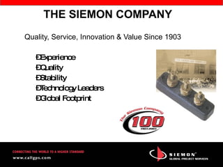 Introduction to SIemon GPS | PPT
