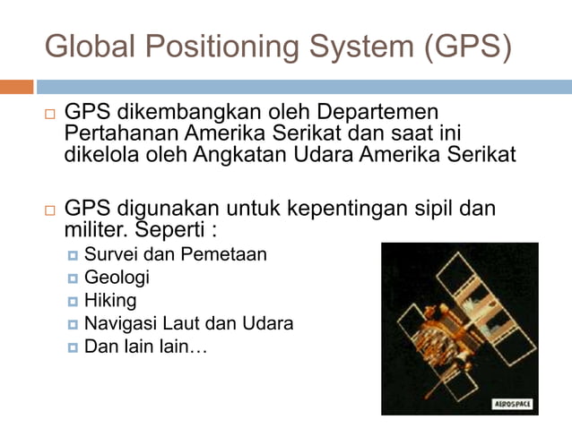 pengenalan GPS | PPTX