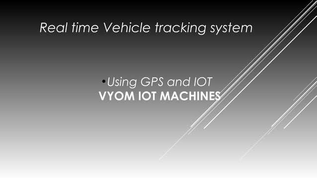 Tracking system on IOT | ODP | Internet | Computing